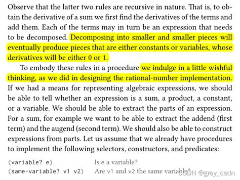 1192sicp学习笔记符号化微分 Csdn博客