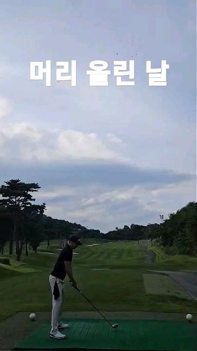 초보골퍼 머리 올린 날골린이 골린이성장일기 골프 Youtube