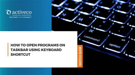 Keyboard Shortcut Windows Open Taskbar Programs Vererich