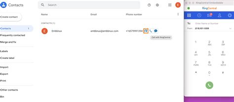 github embbnux ringcentral embeddable extension ringcentral