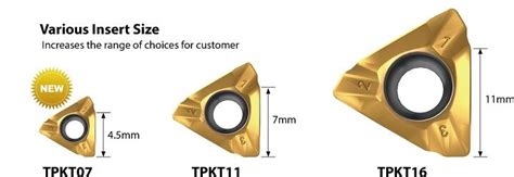 Yg 1 ขยายไลน์สินค้าหัวกัดพร้อมเม็ดมีด 3 คมตัด ขนาดใหม่ ‘tpkt07 คมพิเศษ ลดครีบ ลด Mismatching ใน