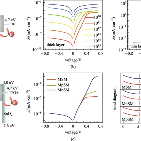 Simulated Structures And Output Performances Of Mapbi 3 Detectors A D Download Scientific