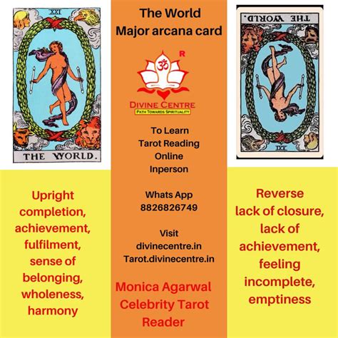 The World Major Arcana Tarot Card Meaning Spiritual Blog By