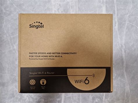 Singtel Wi Fi 6 Router Rt5703w D171 Wifi Askey Gigabit Ax5400 Computers And Tech Parts