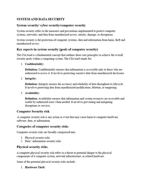 s4 system and data security pdf information security computer