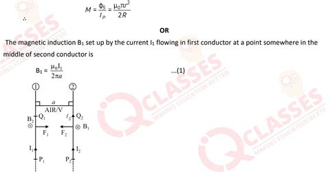 A Define Mutual Inductance And Write Its Si Unit B Two Circular