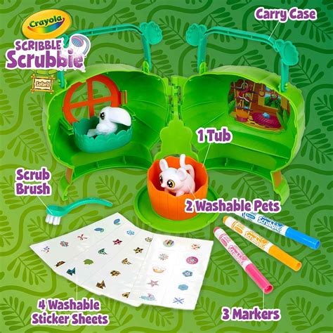 Crayola Scribble Scrubbie Safari Treehouse Playset