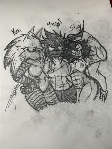 Rule 34 Breasts Hari Kon Scared Bum Original Characters Slug