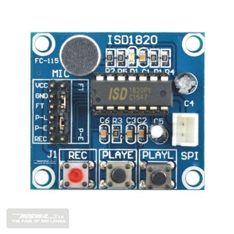 Voice Recording Module Isd1820 Chinahub Lk