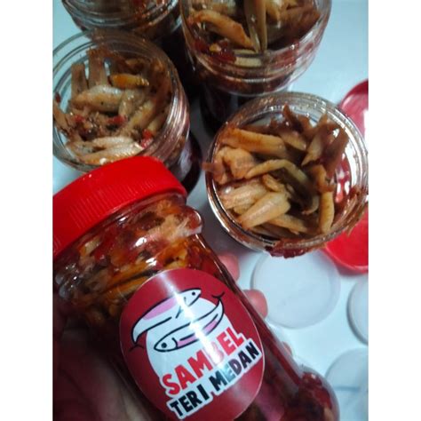 Jual Sambal Teri Medan Kemasan Botol 150 Ml Shopee Indonesia