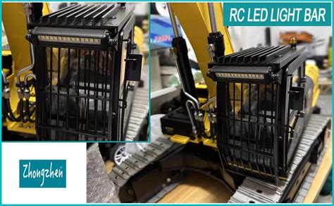 Zhongzhen Barra De Luz Rc De 15 Led De 295 Pulgadas De Aluminio