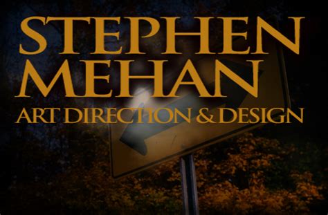 Stephen Mehan Art Direction And Design Homepage
