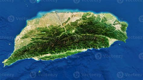 4k Taiwan Island Map High Resolution Satellite View With No Border