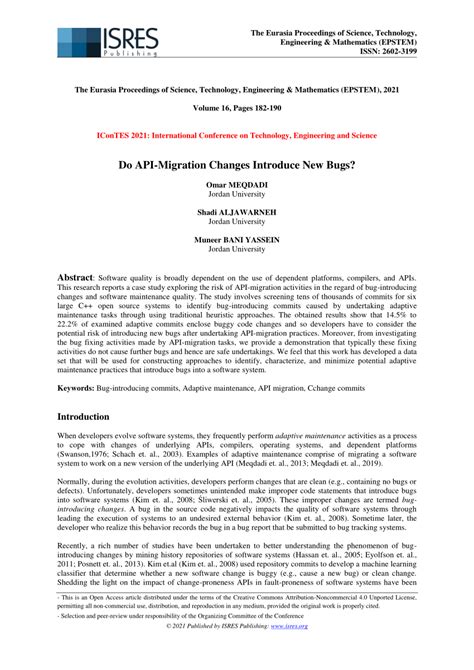 PDF Do API Migration Changes Introduce New Bugs