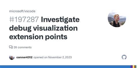 Investigate Debug Visualization Extension Points Issue Microsoft Vscode GitHub