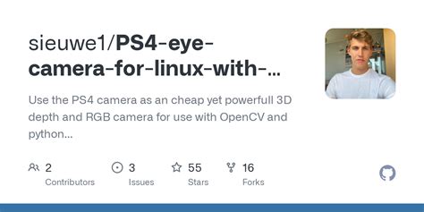 Ps4 Eye Camera For Linux With Python And Opencvopencvviewerview