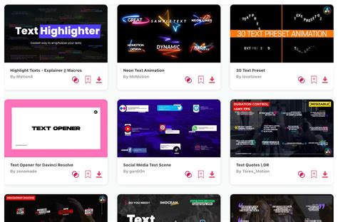 top 10 davinci resolve text templates and animations