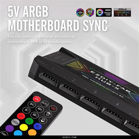 Ezdiy Fab Fan Hub X 3 In 1 Remote Control