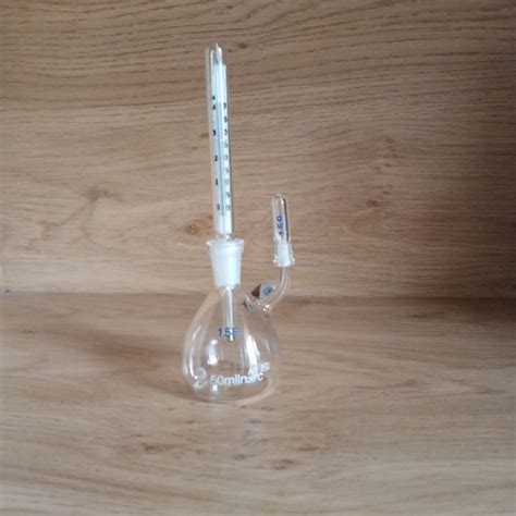 Jual Picnometer Calibrated With Thermometer Piknometer 25ml 50ml 25ml