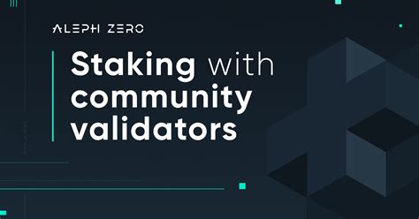 Staking With Community Validators Helps Secure The Aleph Zero Network