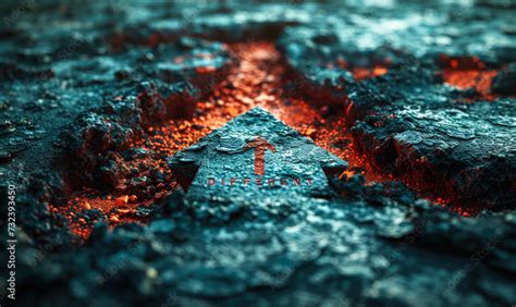 Green Arrow Marked DIFFERENT Breaking Through The Ground Rising Above Red SAME Arrows