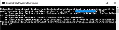 C Tcp Socket Client Refuses Connection Stack Overflow