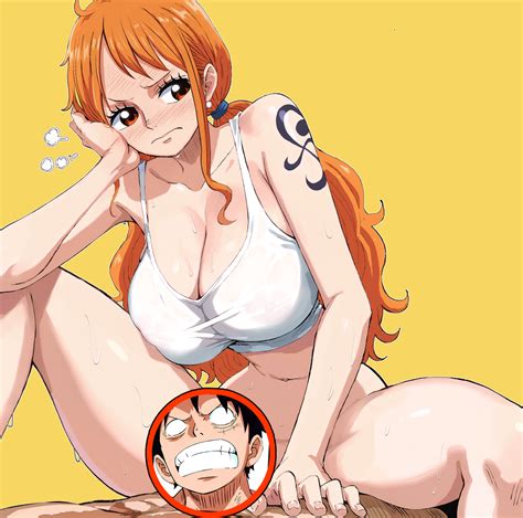 Nami And Monkey D Luffy One Piece Drawn By Rodorodo Danbooru