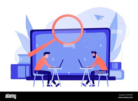 Computer Lab Concept Vector Illustration Stock Vector Image Art Alamy