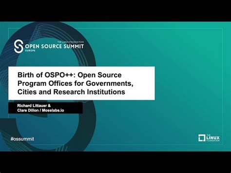 Free Video Birth Of Ospo Open Source Program Offices For