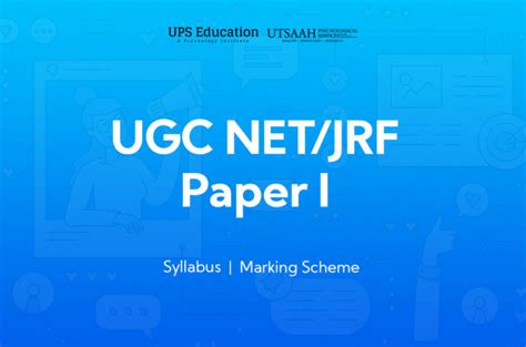 UGC NET Paper 1 Syllabus UPS Education