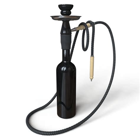 Wine Bootle Hookah 3d Model 12 Unknown Obj Fbx Max Free3d