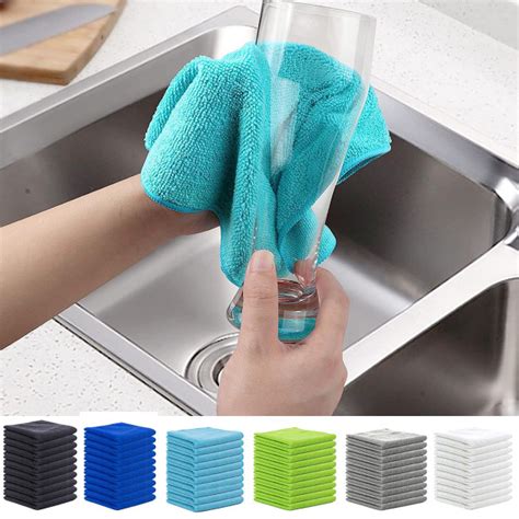 Салфетки для уборки Чистящая салфетка зеленая 10шт 30 30 см 10 шт купить с доставкой по