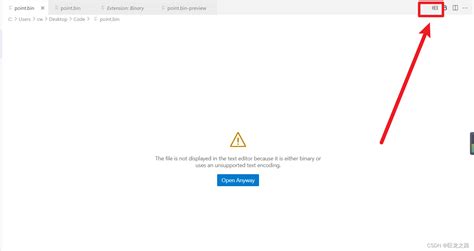如何使用vscode来查看二进制文件