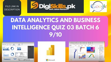 Data Analytics And Business Intelligence Quiz 3 Batch 06 Digiskills Batch 6 Quiz 03 Data
