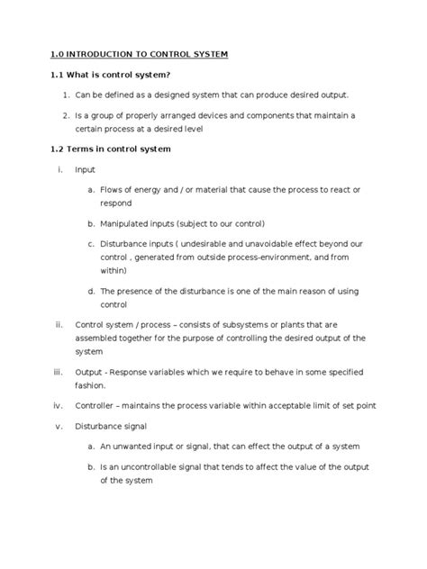chapter 3 introduction to control system pdf control theory