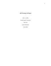 ARP Poisoning Lab Report Docx ARP Poisoning Lab Report Eric G Griffis Grand Canyon