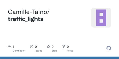 Github Camille Taino Traffic Lights