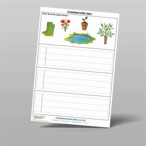 Year 1 Consistent Letter Sizes Application And Reasoning Resource