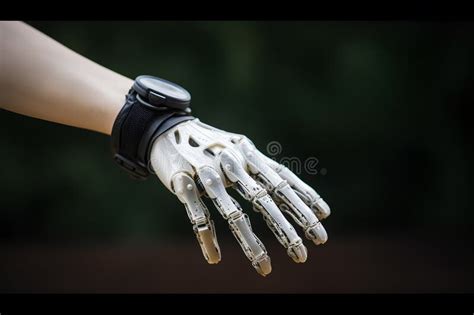 High Tech Prosthetic Hand Artificial Limb Advertising Of Bionic Prosthesis Arm Ai Generated