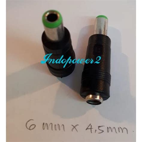Jual 6 Mm 4 5 Mm Sambungan Jack DC Female To Male Over Connector Jack DC Jakarta Barat
