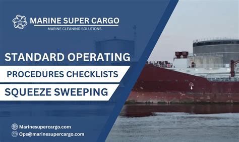 Standard Operating Procedures Checklists Squeeze Kandla Ultimate Guide