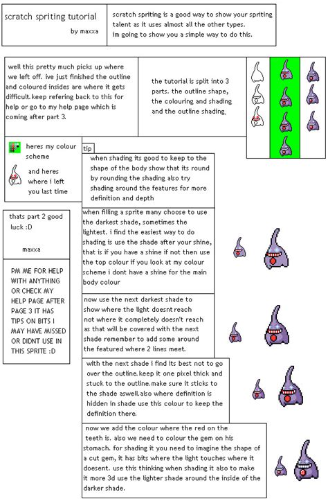 Spriting Tutorial Part 2 By Maxxa On DeviantArt