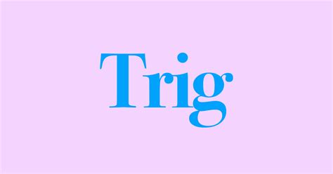 Trig Word Daily