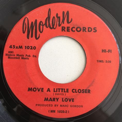 Mary Love Move A Little Closer Rare Soul 45s