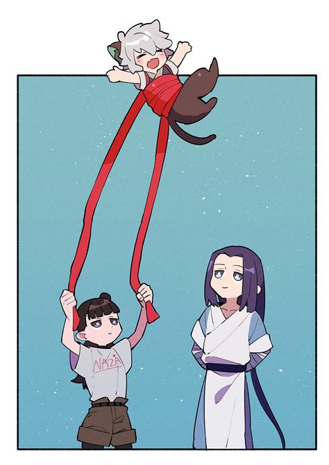 Luo Xiaohei Wuxian And Nezha Luo Xiaohei Zhanji Drawn By Nploser Danbooru