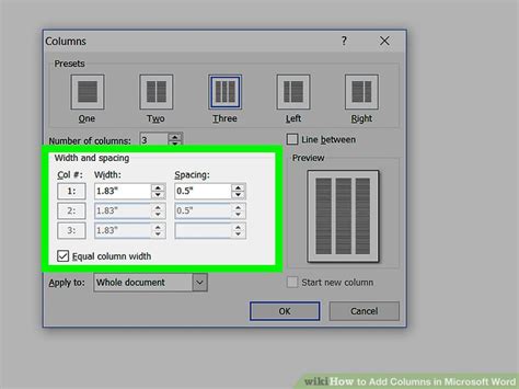 How To Add Columns In Microsoft Word Steps With Pictures