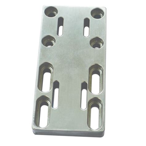 CNC Milling Customized Machining Slotted Mounting Bracket Xiangnai Hardware Custom Metal
