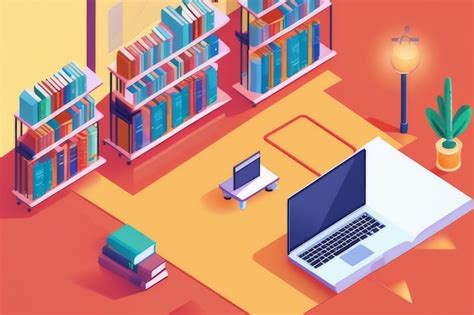 Premium Photo A Digital Learning Hub For Online Education And Digital Libraries