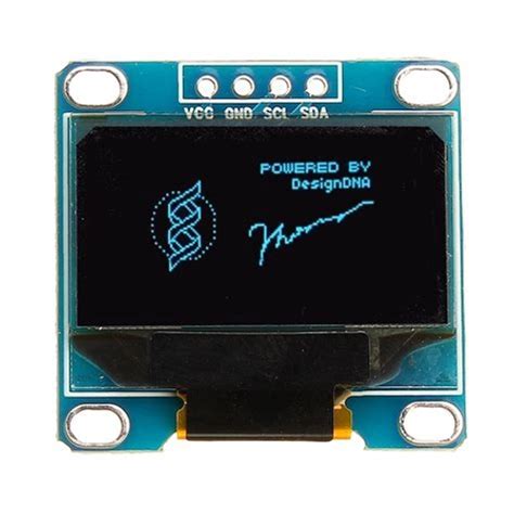 0 96 Inch I2c Iic 4pin Oled Display Module Blue