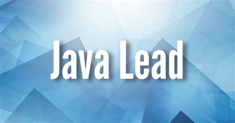 Amly K A On Linkedin Javalead Java Lead Teamlead Java11 Java